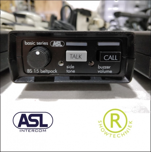 Intercom Masterstation PS278 met 2 beltpacks en 3 headsets verhuur