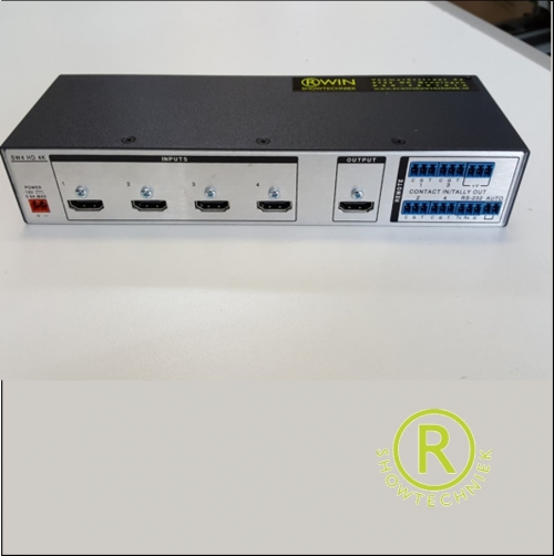 HDMI switcher huren - SW4 HD K4 incl ir-remote
